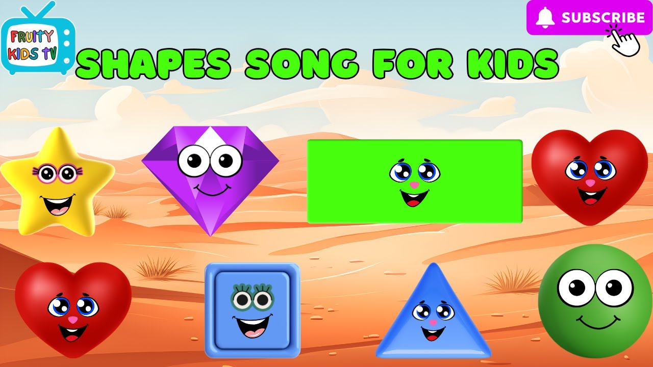 Toddler Shapes Song / Fun & Easy Shape Learning / We Are Shapes / Guess ...