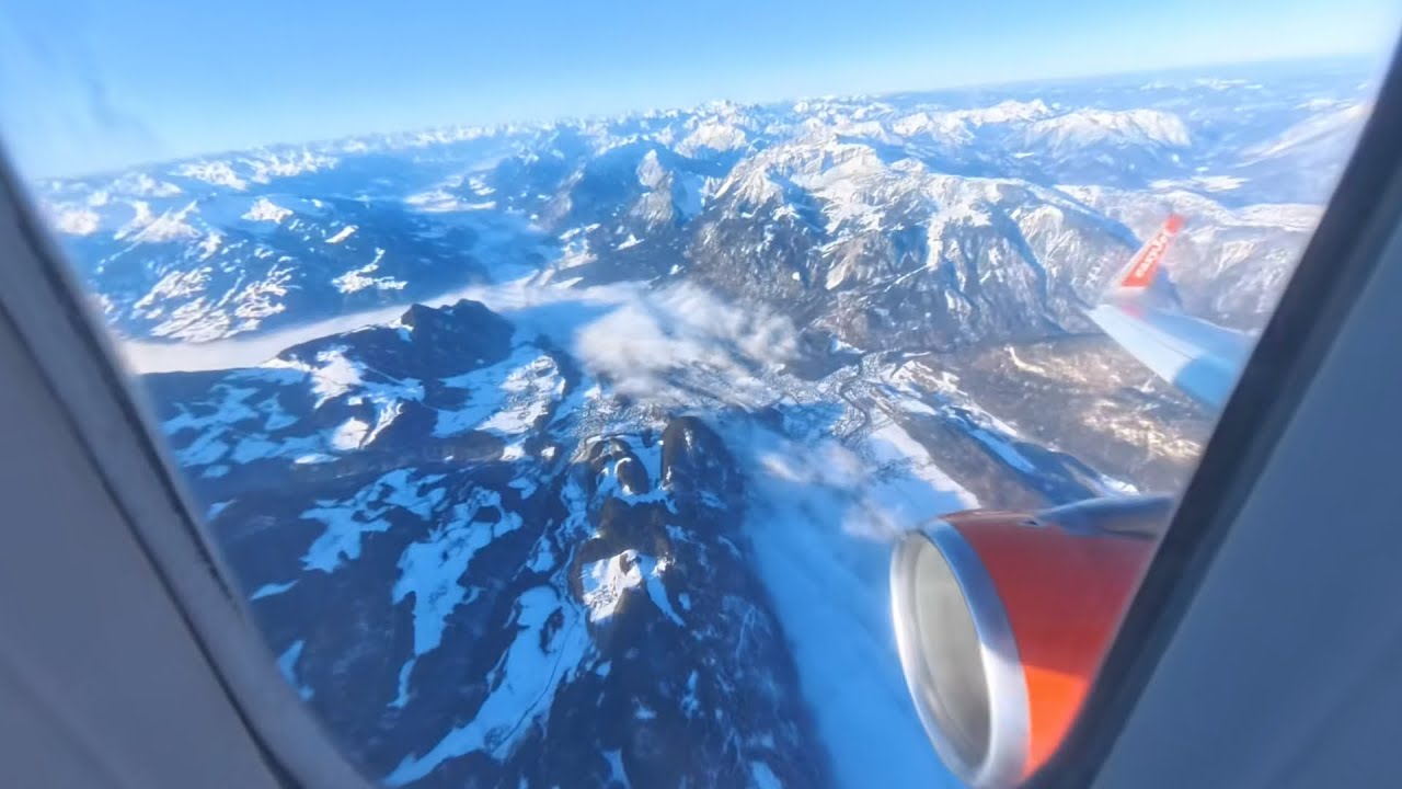 easyJet A320 | London Gatwick to Innsbruck | FULL FLIGHT | Snow - YouTube
