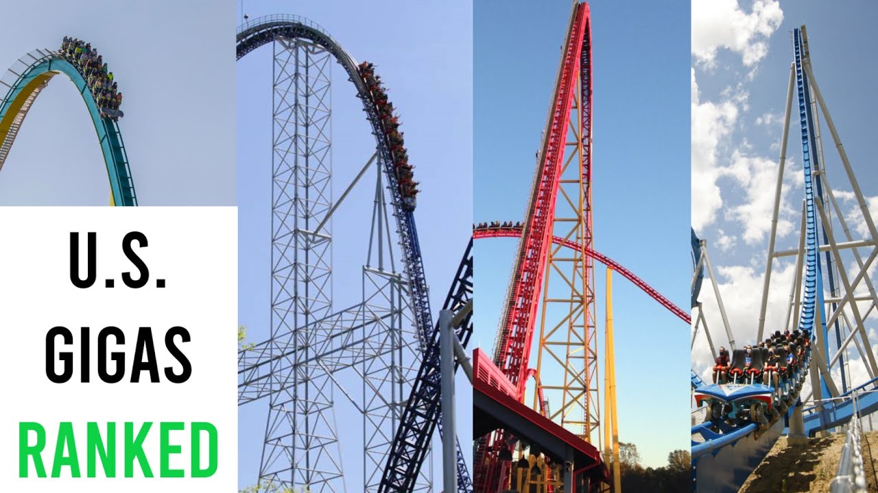 Ranking EVERY Giga Coaster in the U.S. - YouTube