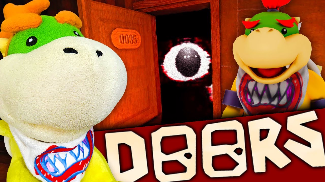 ¡Bowser Jr Juega Videojuegos: DOORS EN ROBLOX! - CMB en Español - YouTube