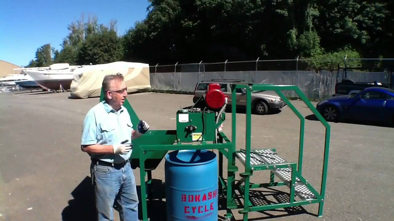 Food Waste Recycling Machine - Bokashicycle's Electric Food Waste ...