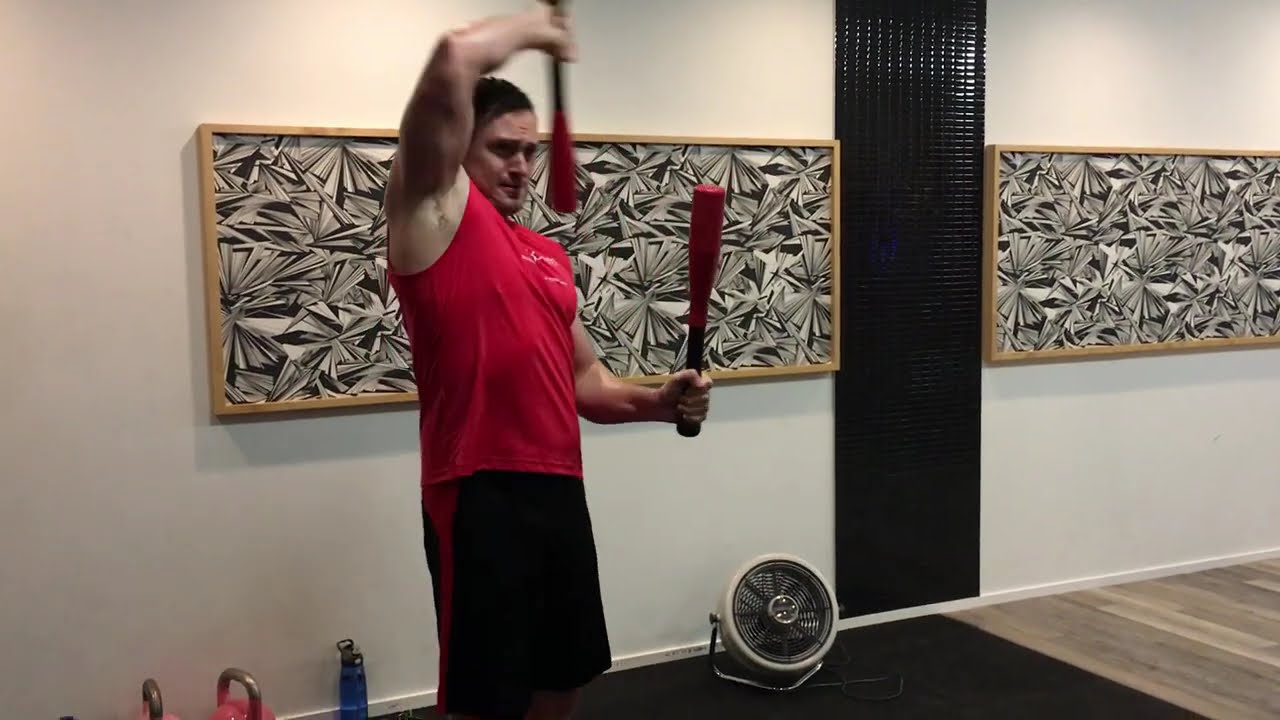 Shoulder and Rotator Cuff Clubbell Exercise - Club Rotations - YouTube