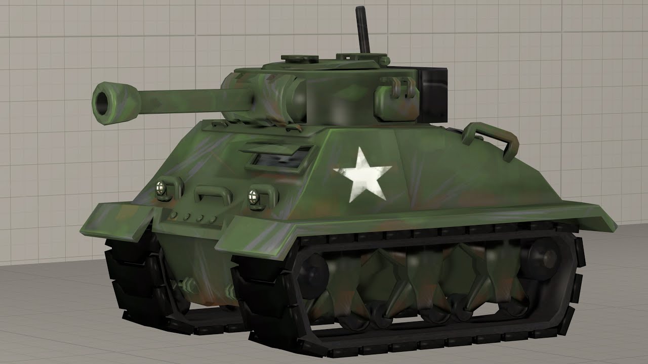 (SFM) Team Fortress 2 Enhanced Tank (Sherman) - YouTube