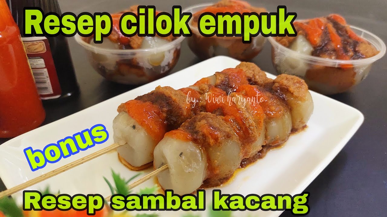 Nikmatnya CILOK dengan SAOS KACANG ||JAJANAN JADUL RASA KEKINIAN ...