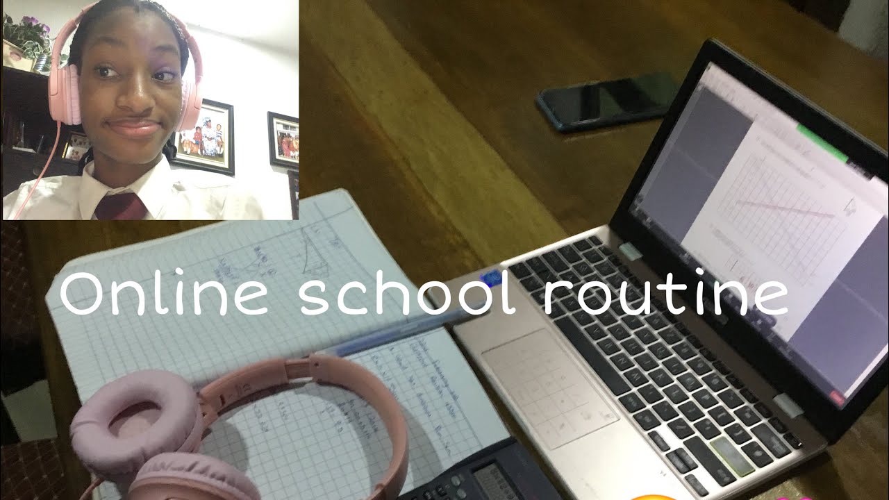 Online school routine 😊💕 - YouTube