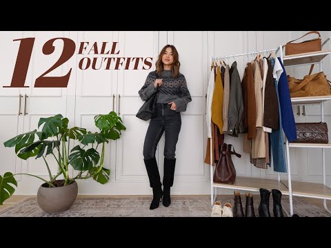 FALL LOOKBOOK | 12 Comfy Fall Outfit Ideas, How to dress cute and on trend this fall!