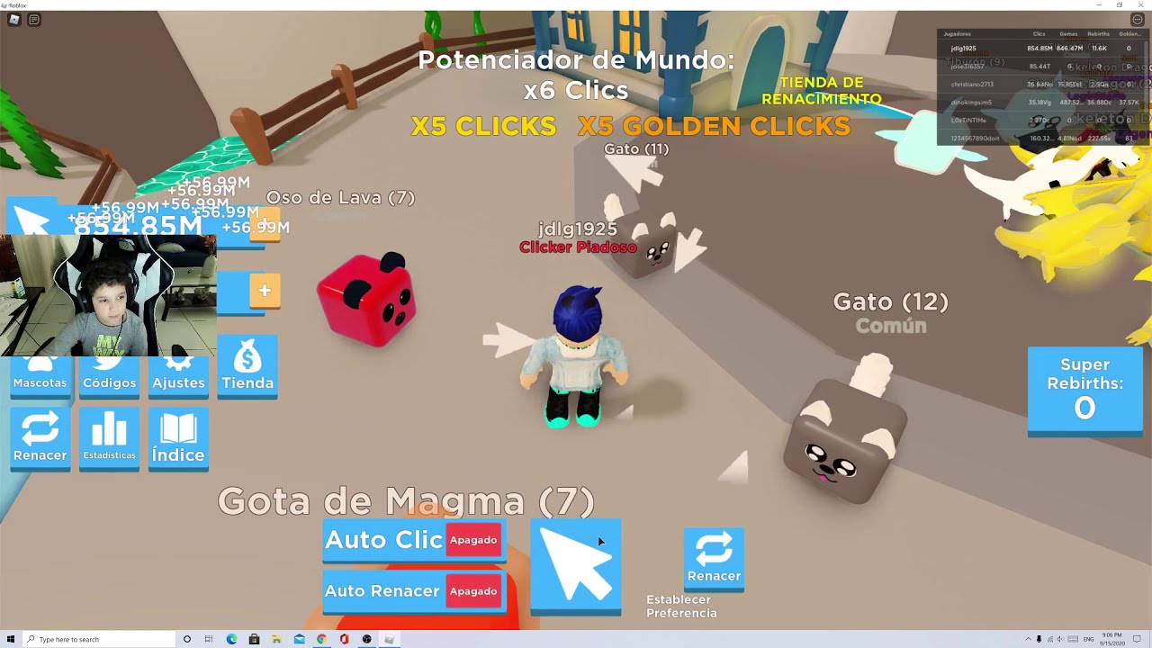 Roblox (Clicking Simulator) - Mateo - YouTube