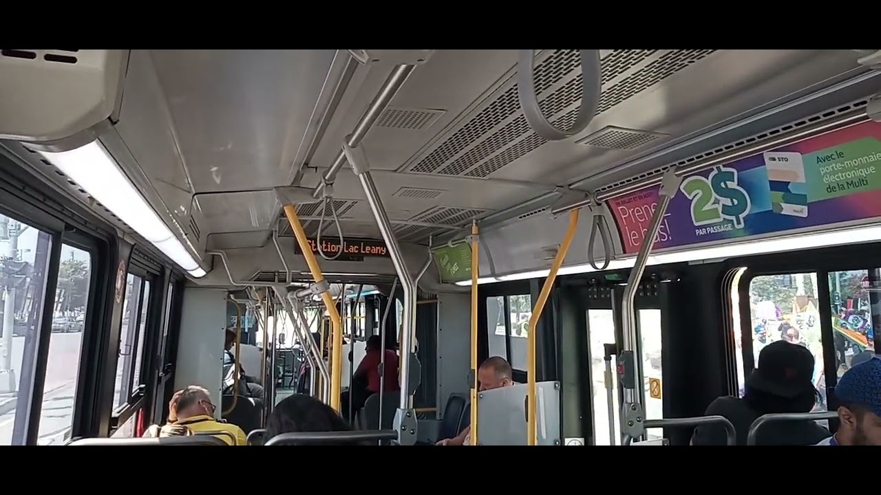 A ride on STO bus #1403 a 2014 Nova Bus LFSA 4th Generation Low Floor ...