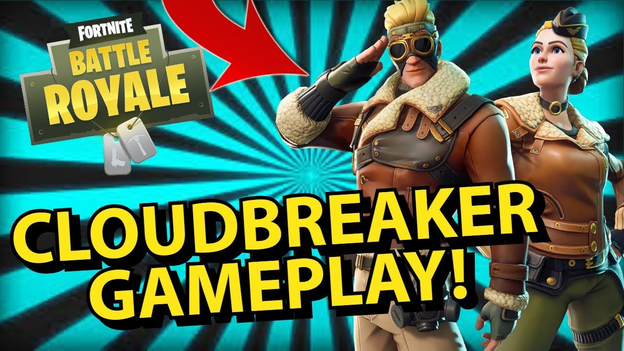 CLOUDBREAKER Skin Gameplay In Fortnite Battle Royale - YouTube