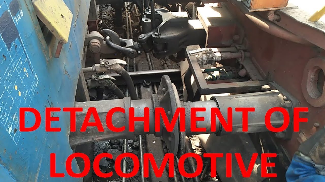 How Train Locomotive Detach and Attach to Train Coaches/Rake - YouTube