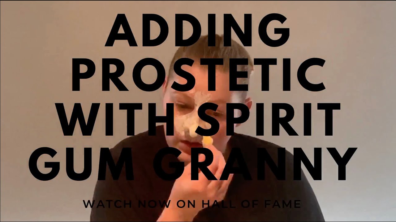 PART 4 APPLYING PROSTHETIC WITH BASIC AGE MAKEUP - YouTube