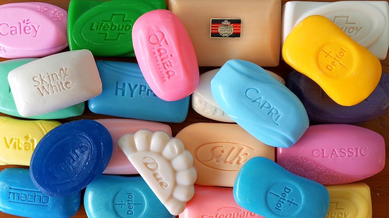 ASMR l Soap satisfying Relaxing sound l ASMR soap opening Haul ...