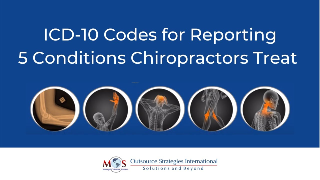 ICD-10 Codes for Reporting 5 Conditions Chiropractors Treat | Outsource ...