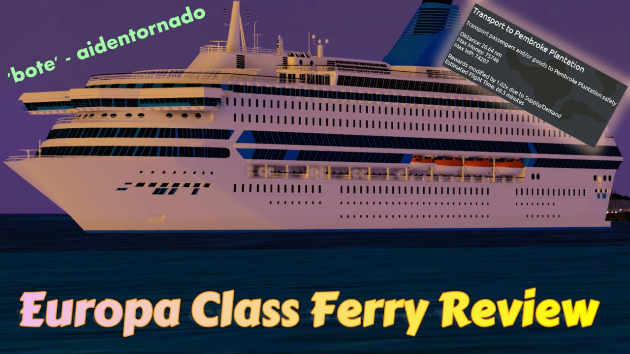 New Year, New Boat - Europa Class Ferry Review - YouTube