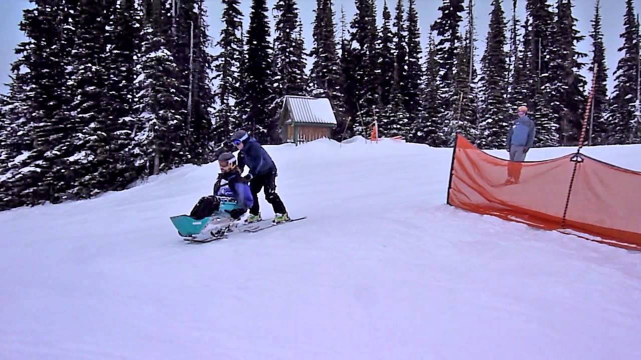 Sit Skiing Adventure - YouTube