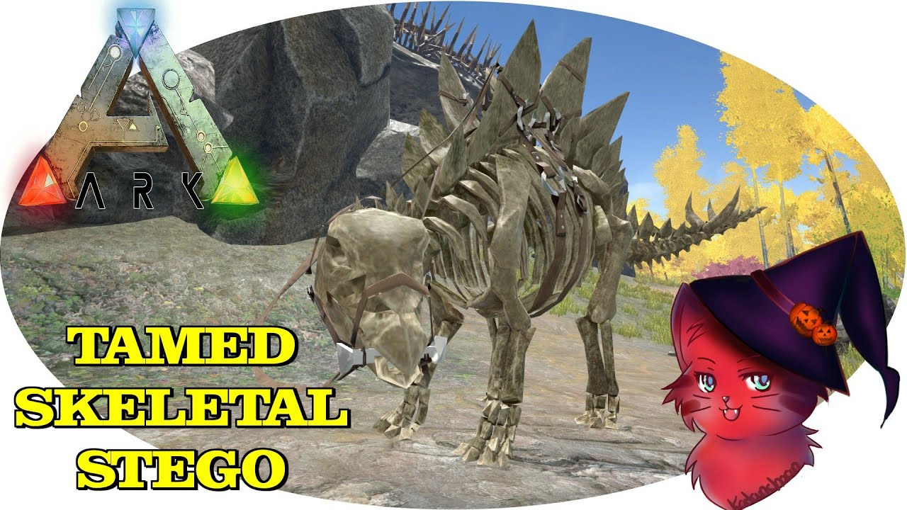 TAMED SKELETAL STEGO - ARK FEAR EVOLVED - YouTube