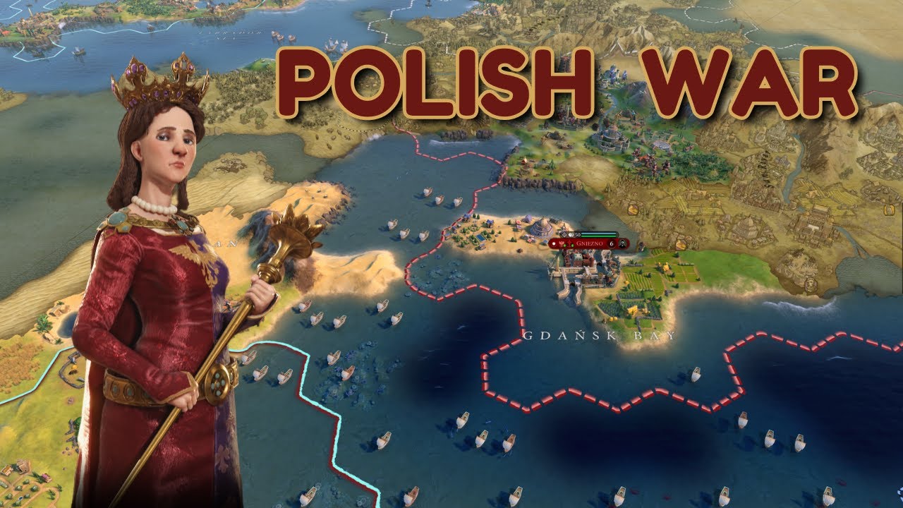 The Polish War Begins - Civ 6 Montezuma Ep 6 - YouTube