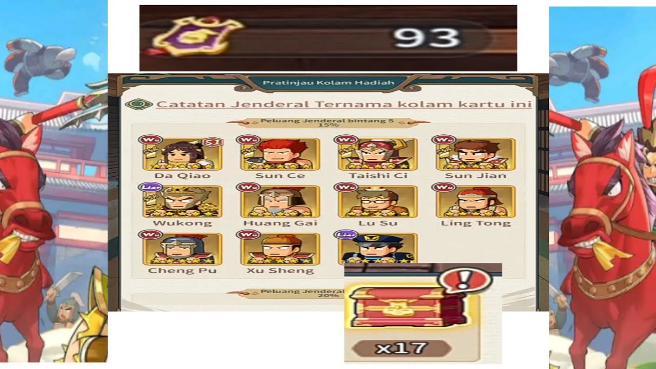 Go Go Samkok GACHA BANNER FRAKSI WU - YouTube