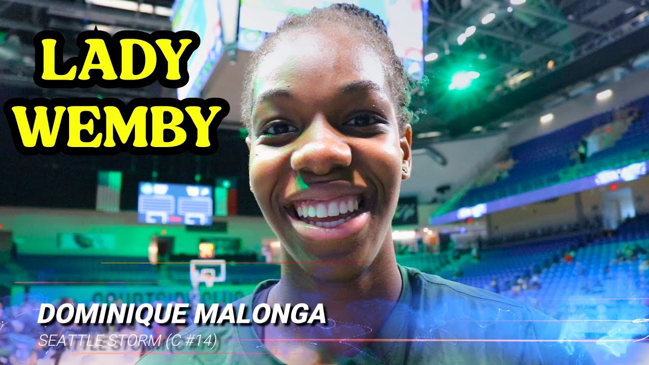 Dominique Malonga the Female Wemby Can't Wait To DUNK in WNBA Game ...