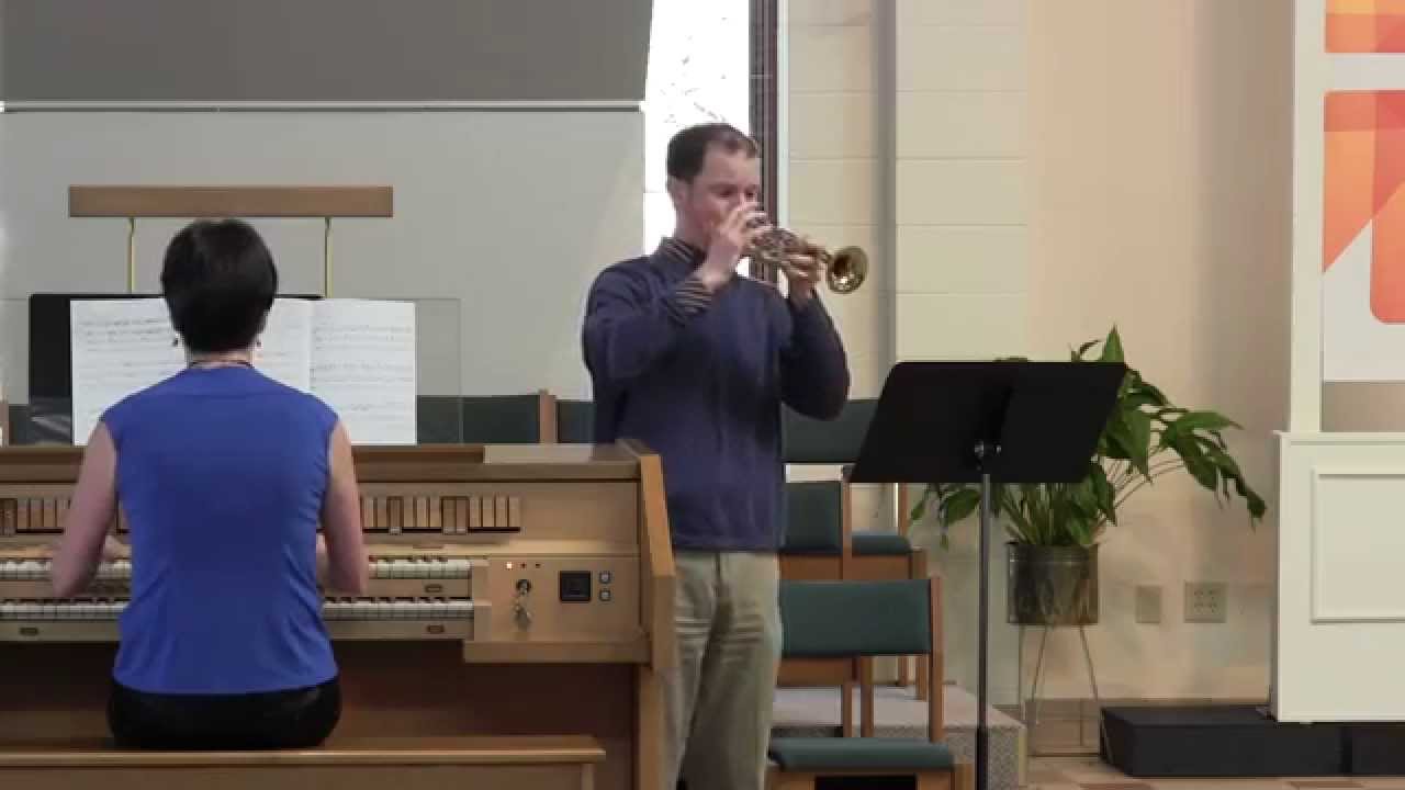 A REJOUISSANCE, Arthur Murray, trumpet; Mary Beth Berg, organ - YouTube