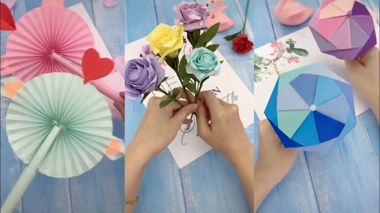 [抖音]Tik tok Trung Quốc - Nghệ thuật xếp giấy Origami đỉnh cao - YouTube