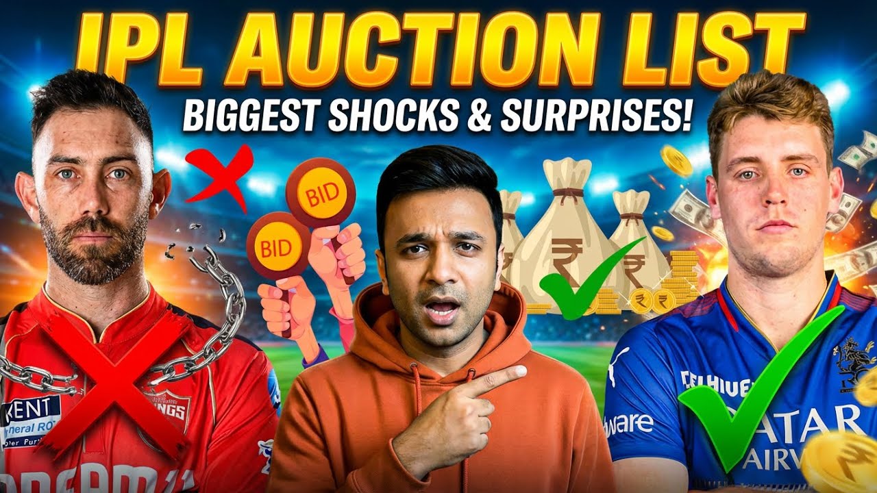 IPL Auction Player List Released || Virat Returns for Vijay Hazare ...