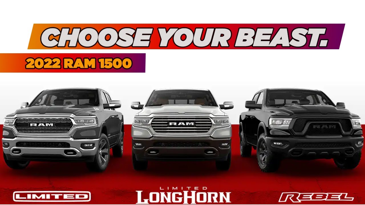 2022 Pickup Truck RAM 1500 SPECIAL EDITION LINEUP - LIMITED 10TH ...