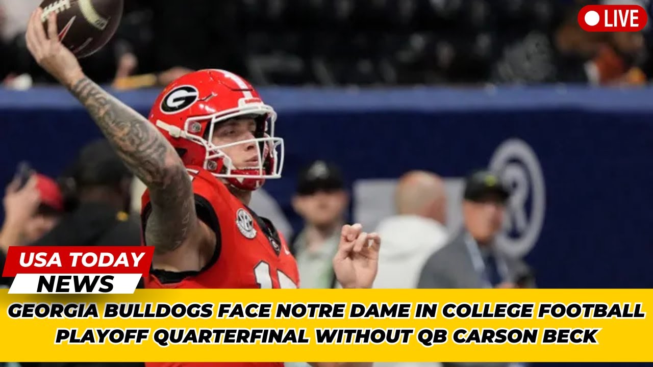 Georgia QB Carson Beck Injured: Gunner Stockton Steps Up in Sugar Bowl ...