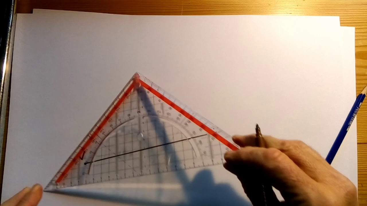 Disegnare un angolo con un ampiezza di 40 gradi - YouTube