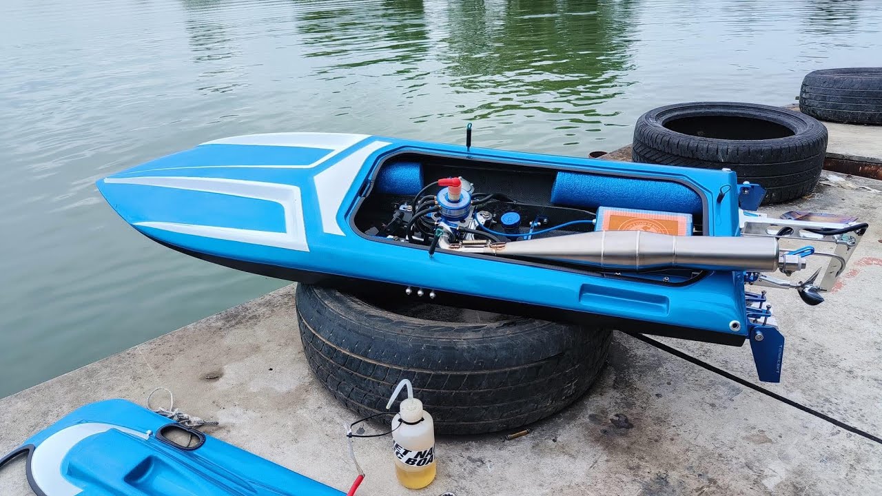 Test gps cano mô hình rc chạy 98km/h - YouTube