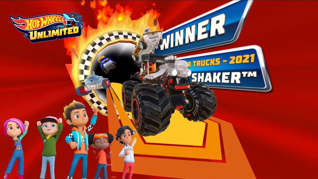Hot Wheels Unlimited 2 - Monster Truck Let's Race Bone Shaker In My ...