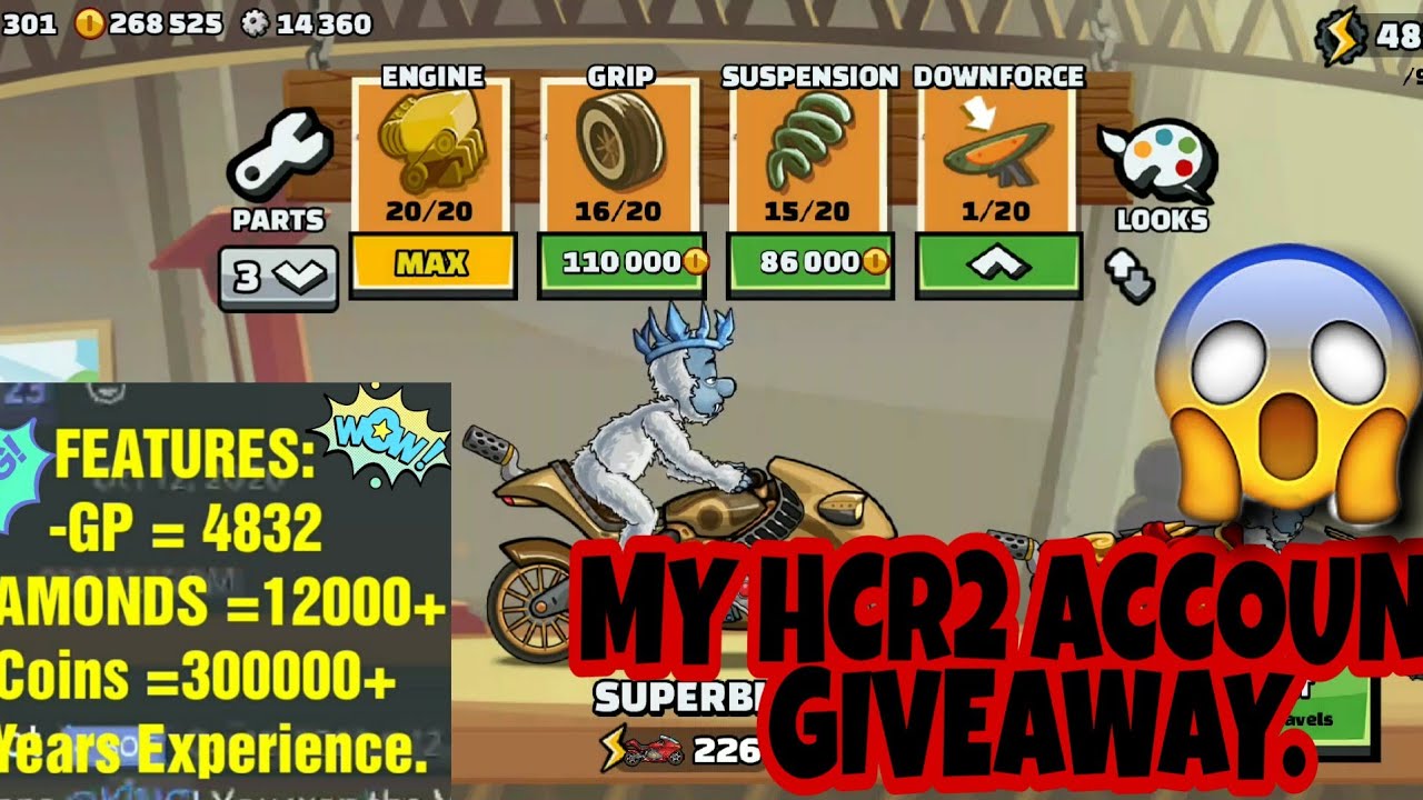 MY HCR2 ACCOUNT GIVEAWAY.😮 - YouTube
