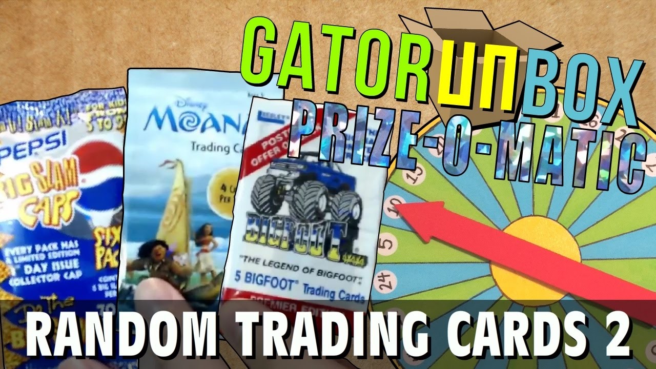 Random Trading Cards #2 | GatorUNbox - YouTube