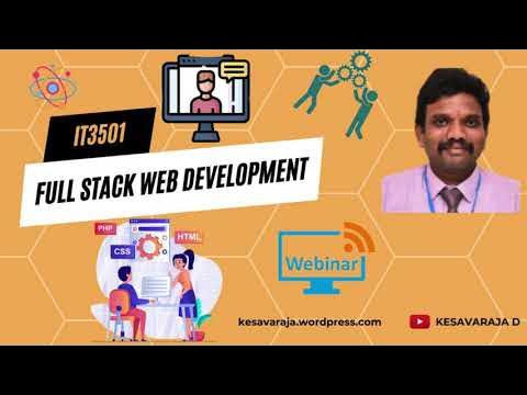 IT3501 Full Stack Development (Unit-1) Part -1/4 @KesavarajaD - YouTube