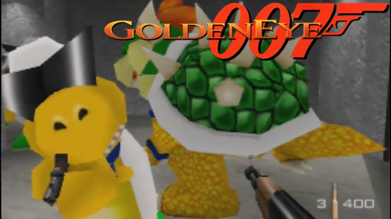 GoldenEye 007 // MARIO CHARACTERS MOD for Nintendo 64 - YouTube