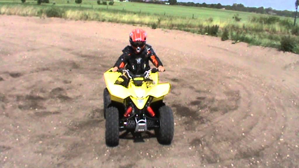 rick schut suzuki ltz90 - YouTube