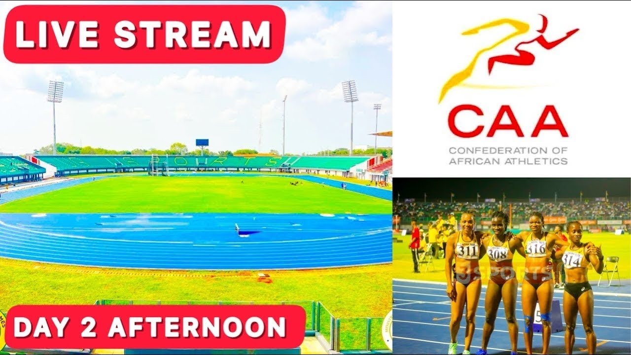 LIVE. CAA REGION II SENIORS ATHLETICS CHAMPIONSHIP 2025. ATHLETICS 2025 ...