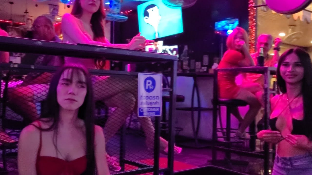 8K Ladyboy soi Chaiyapoon Beautiful Girls Pattaya Thailand Nightlife soi Lengkee & soi Boomerang ...