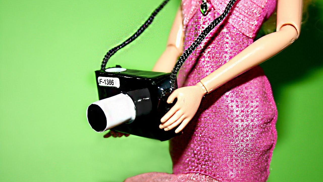 Как сделать фотоаппарат для кукол.How to make a camera for dolls.Cómo ...