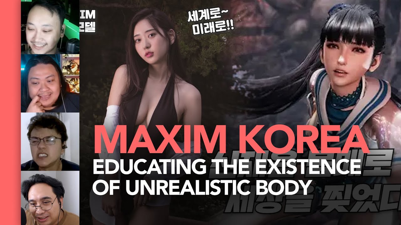 Maxim Korea educating existence of unrealistic body with real-life ...