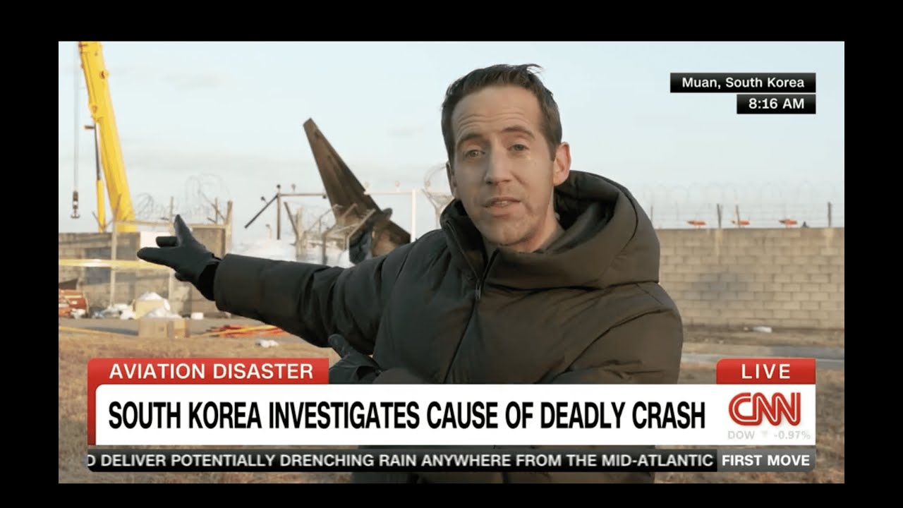 CNN's Mike Valerio Live from South Korea Jeju Air Catastrophe - 8am KST ...