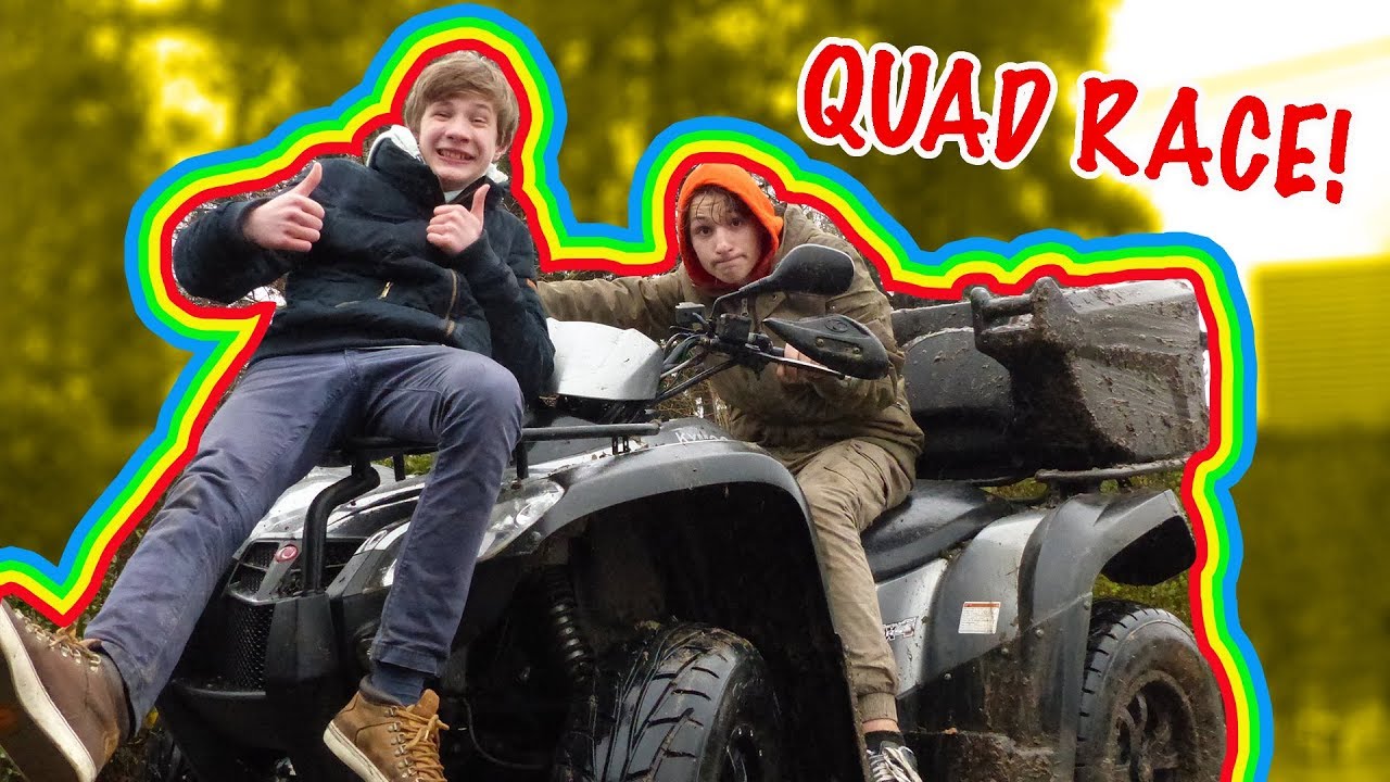 QUAD RACE!! - YouTube