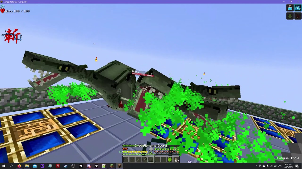 Minecraft: Taoism mod Executioner Sword vs Hydra - YouTube