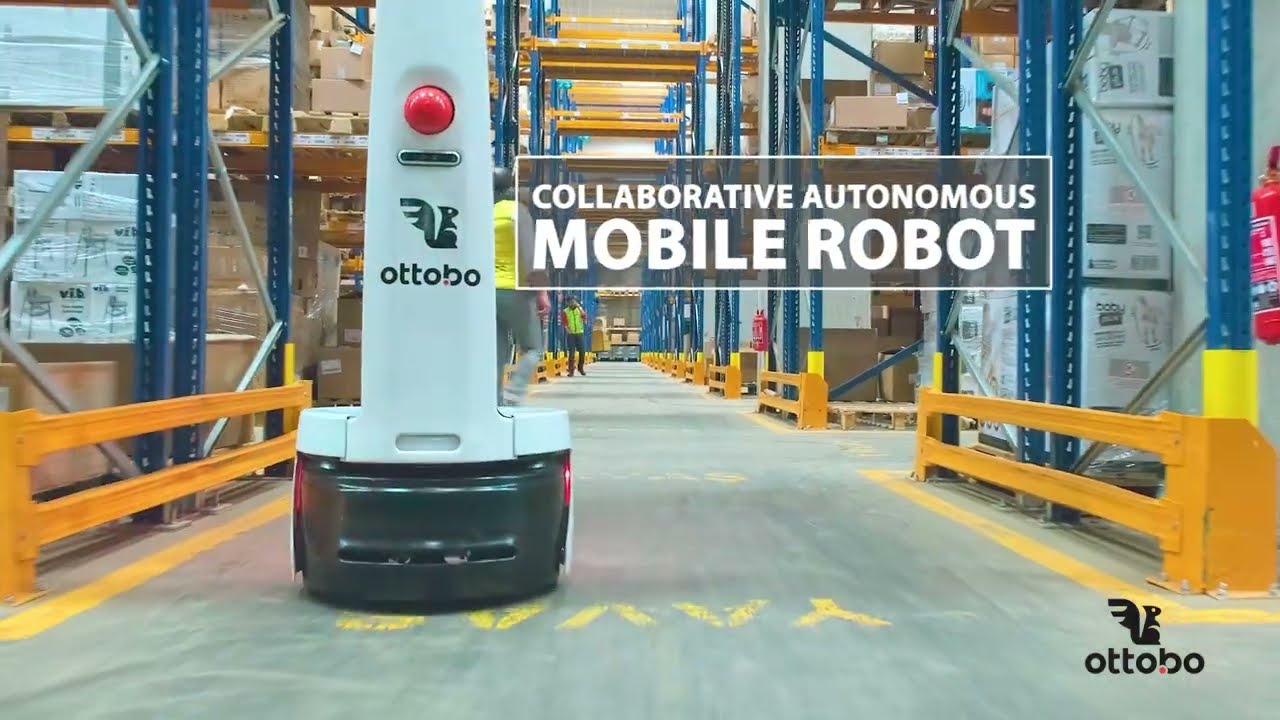 Ottobo Robotics - Autonomous Mobile Robots - YouTube