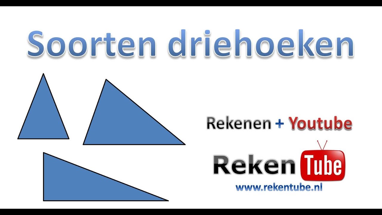 Soorten driehoeken - YouTube