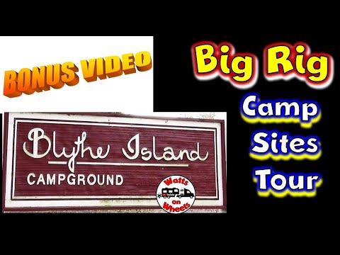 🚍 Big Rig Campsites Tour at Blythe Island Campground in Brunswick GA 🎦 ...