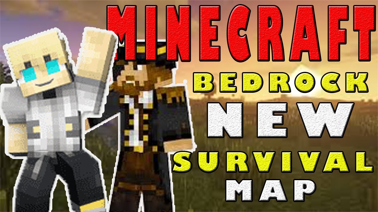 Minecraft Bedrock New Survival Map!!! - YouTube