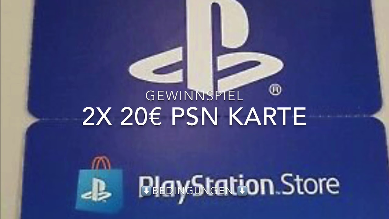 2x 20€ PsN Karte Verlosung - YouTube