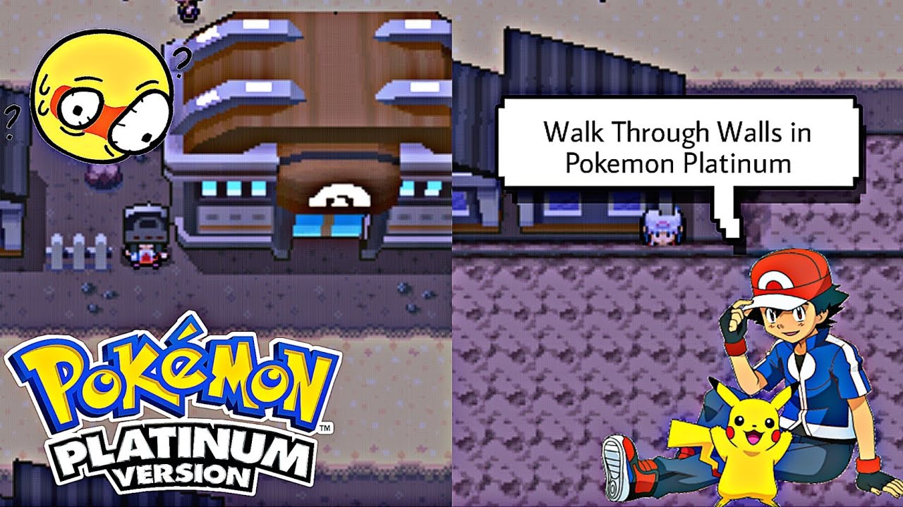 How To Walk Through Walls in Pokemon Platinum - YouTube