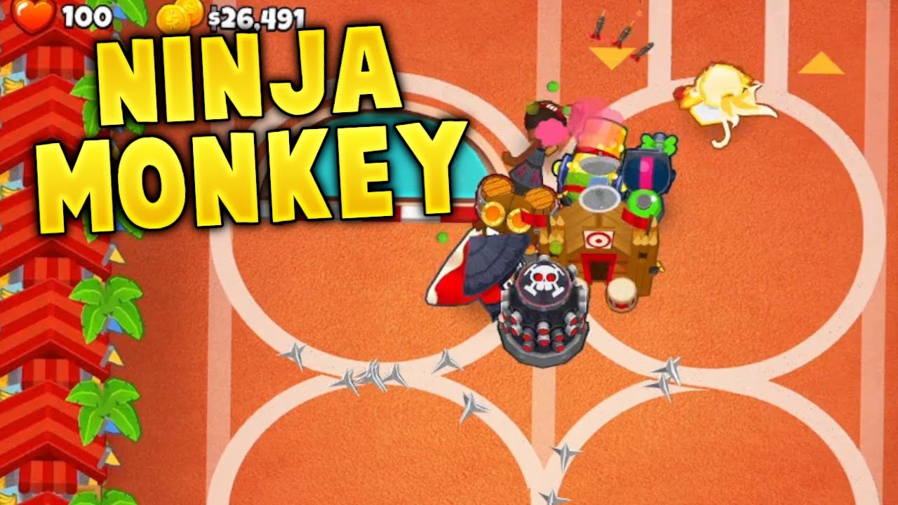 NINJA MONKEY + TACK SHOOTER | BLOONS TD 6 [28] | FEENEEK - YouTube